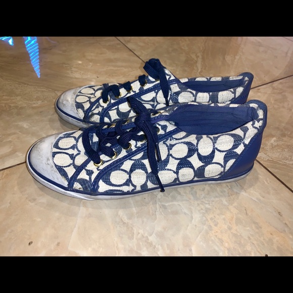 Coach | Shoes | Denim Coach Sneakers | Poshmark